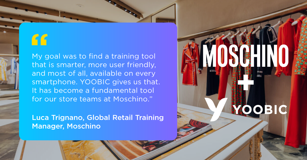 Moschino - YOOBIC | Success Story